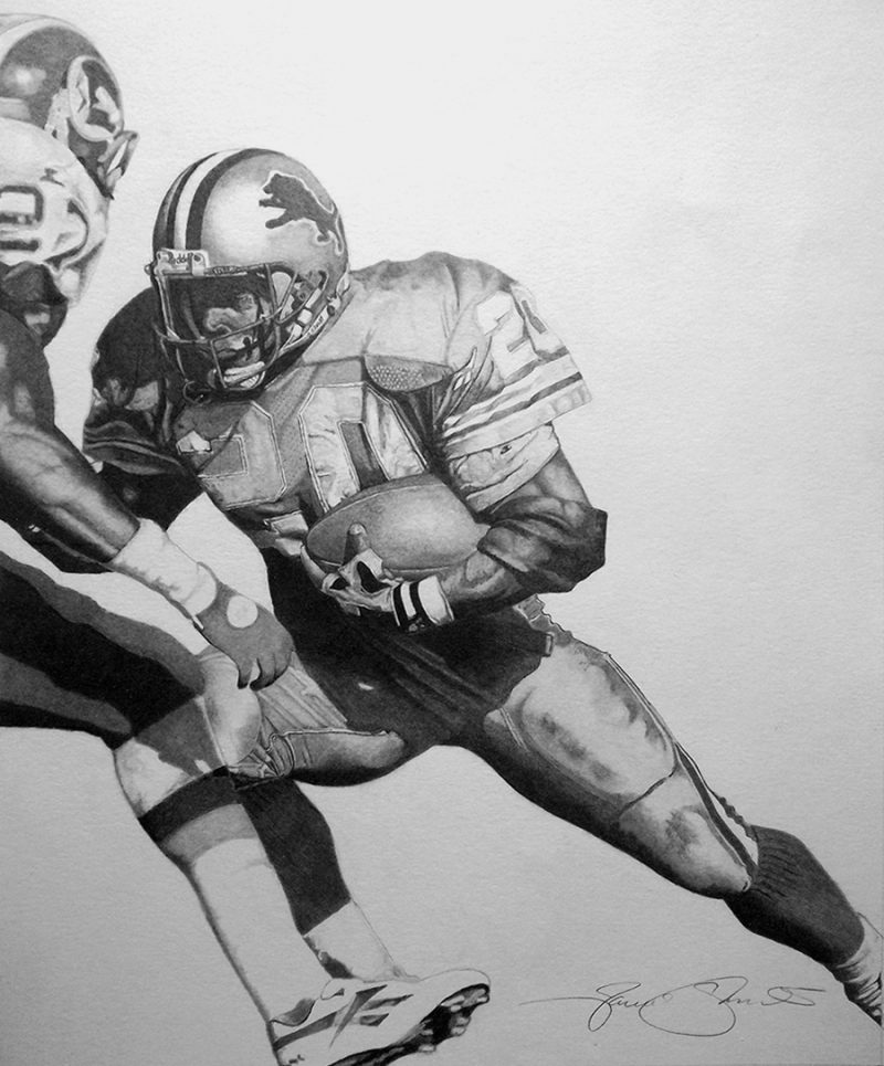 Sports Artist Jamie Thomas - Deacon Jones Foundation